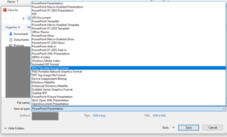 Export PowerPoint slides in high resolution: Here's how!
