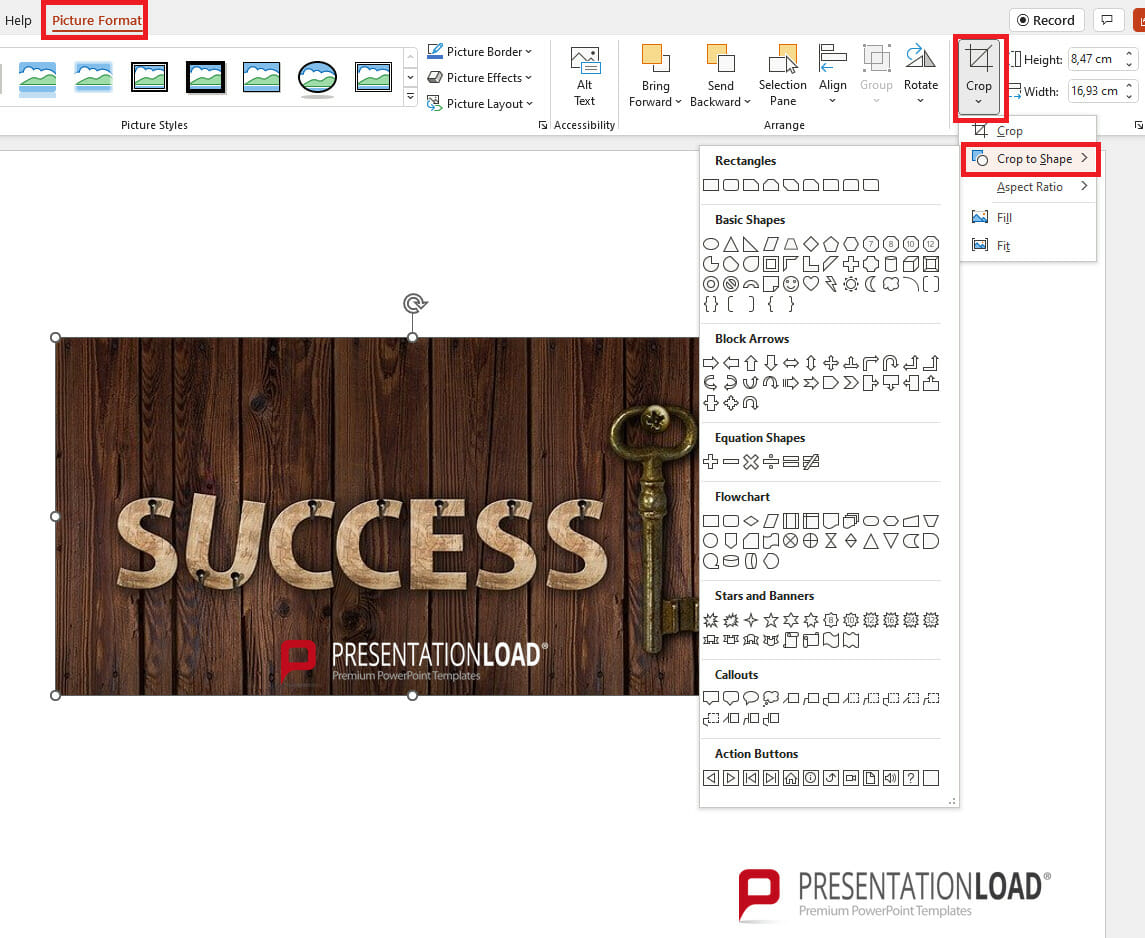 Crop Images in PPT and Highlight Image Details!