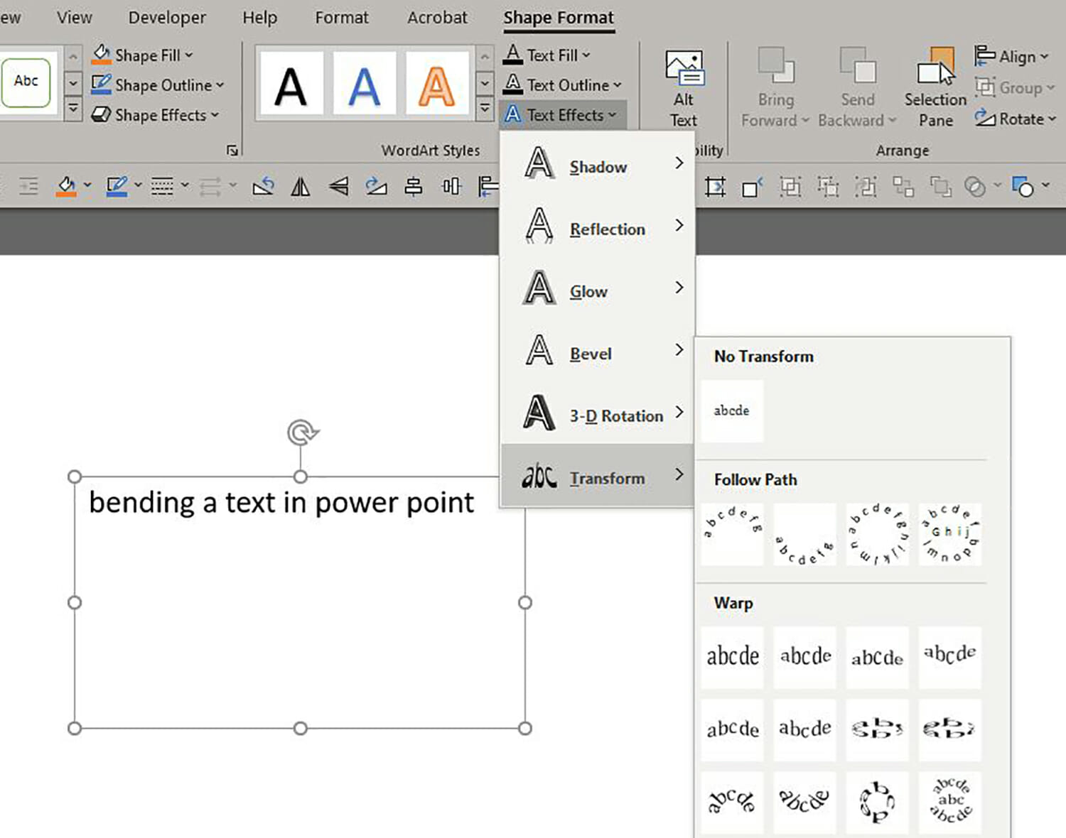 Curved Text in PowerPoint: The Step by Step Guide