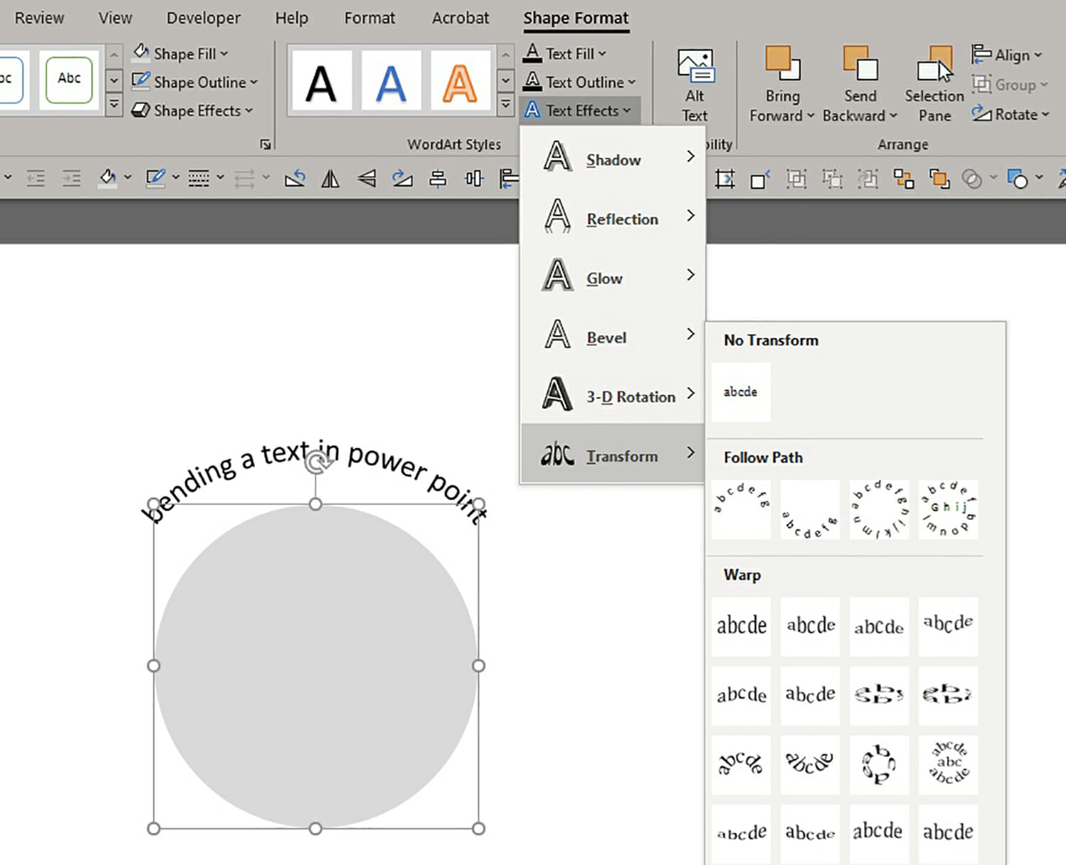 Curved Text in PowerPoint: The Step by Step Guide