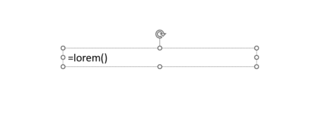 Inserting dummy text into PPT: 3 possibilities!