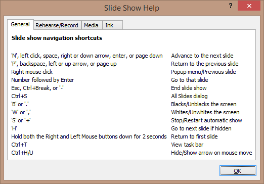 Hotkeys and Tips for Navigation Through Presentations - 1/3