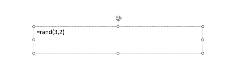 Inserting dummy text into PPT: 3 possibilities!